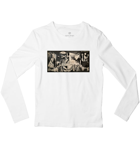 Guernica Full Sleeve Art T Shirt Pablo Picasso Worlds Best Graphic