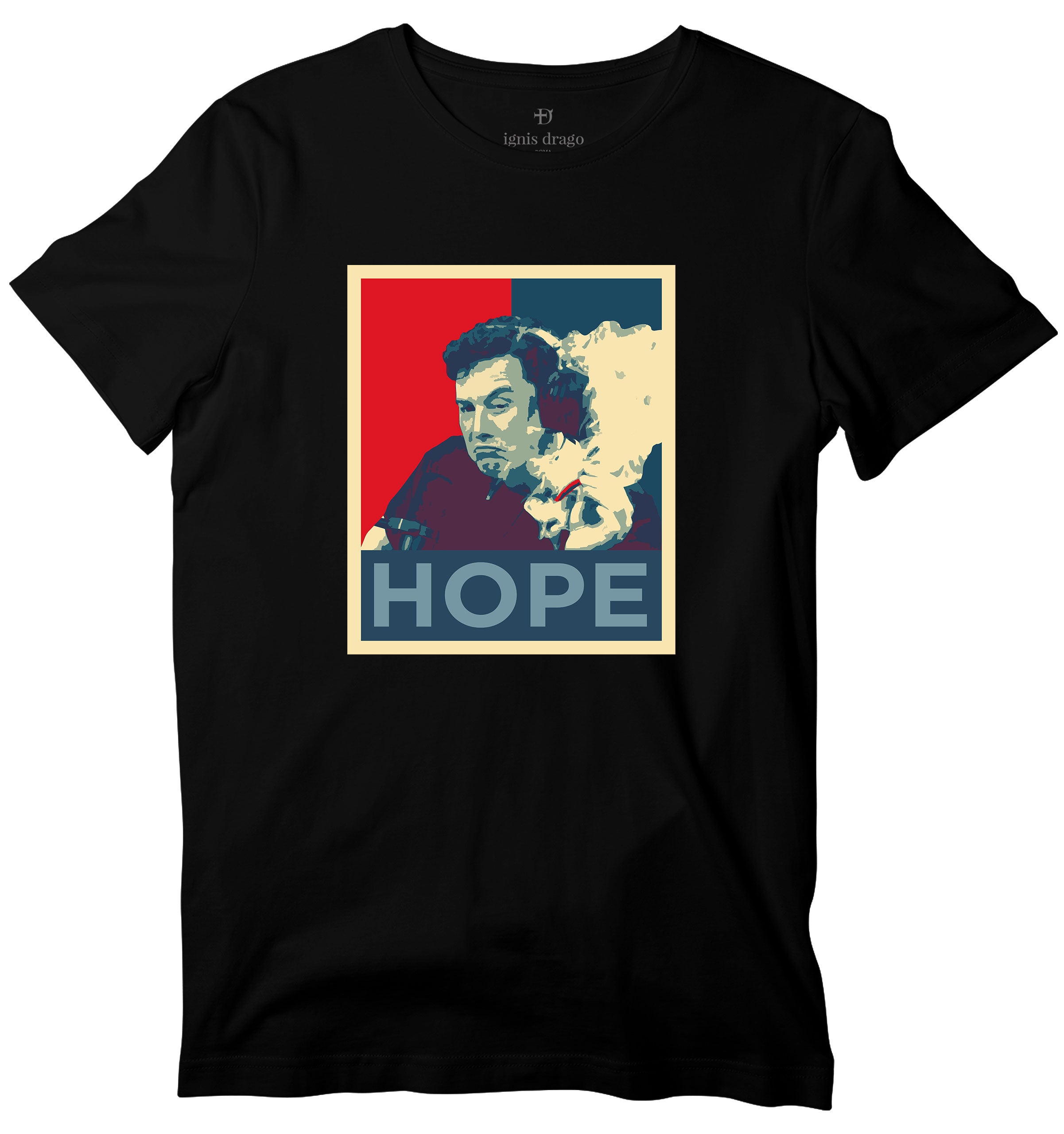 Elon Musk "Hope" T-shirt - World’s Best Graphic T-shirts – Ignis Drago ...