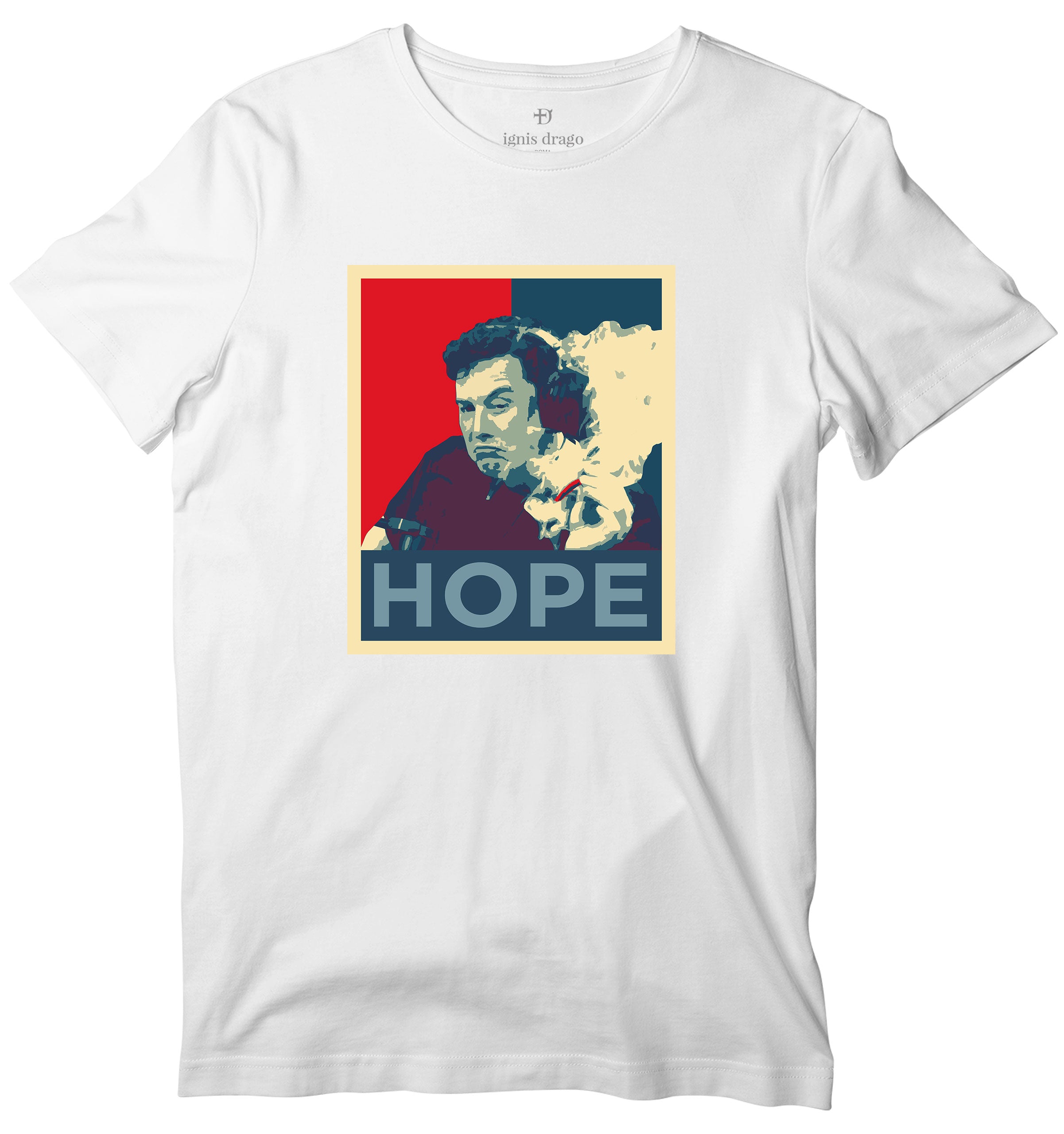 Elon Musk "Hope" T-shirt - World’s Best Graphic T-shirts – Ignis Drago ...