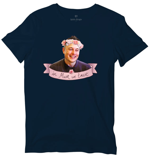 Elon Musk "In Musk We Trust" T-shirt - World’s Best Graphic T-shirts ...