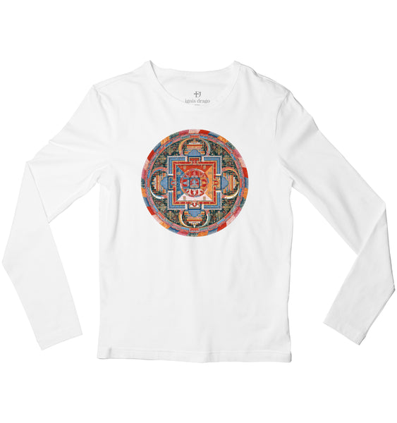 Tashi Lhamo Mandala Full Sleeve Art T-shirt - Tibetan Art - World’s ...