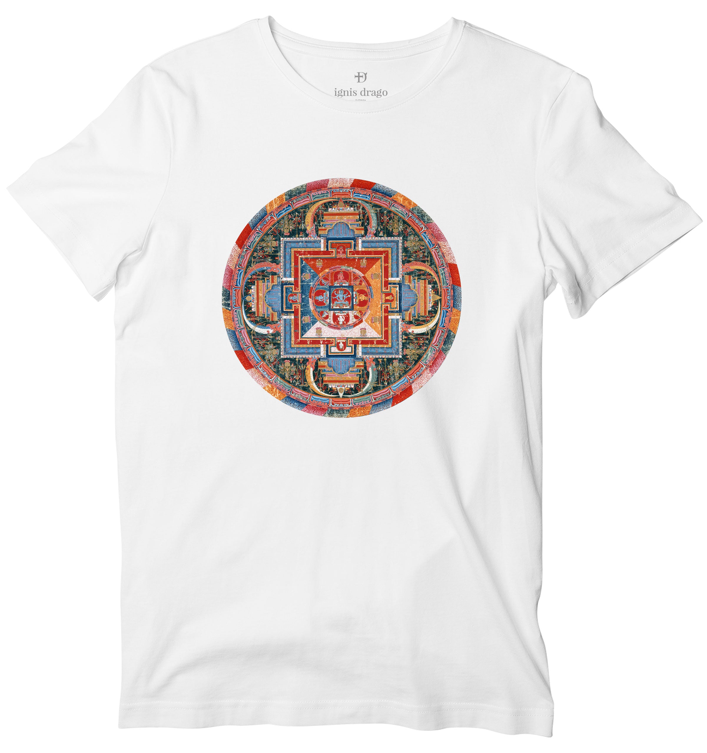 Tashi Lhamo Mandala Art T-shirt - Tibetan Art - World’s Best Graphic T ...