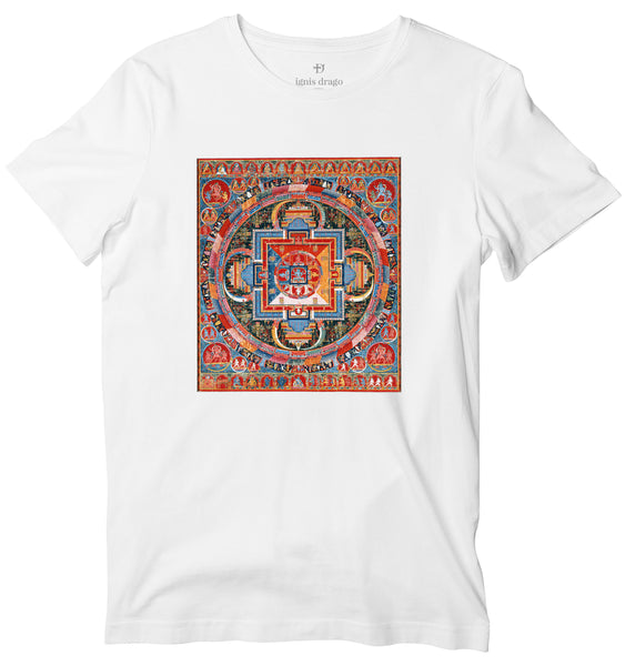 Tashi Lhamo Mandala Square Art T-shirt - Tibetan Art - World’s Best ...