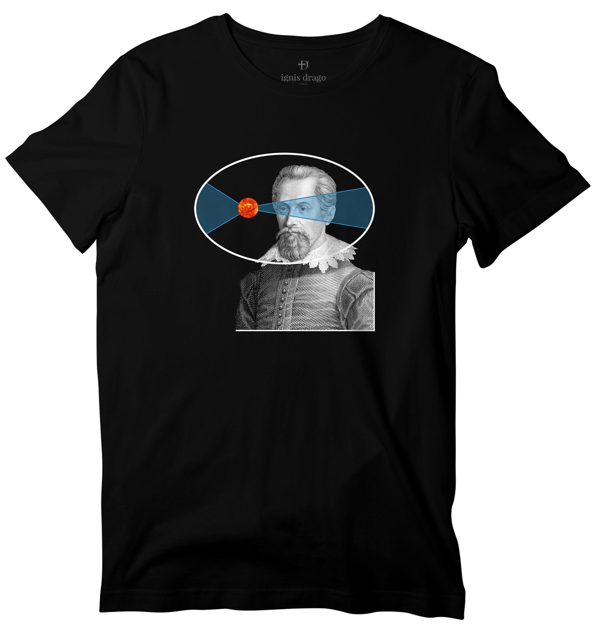 Johannes Kepler T-shirt - World’s Best Graphic T-shirts – Ignis Drago India