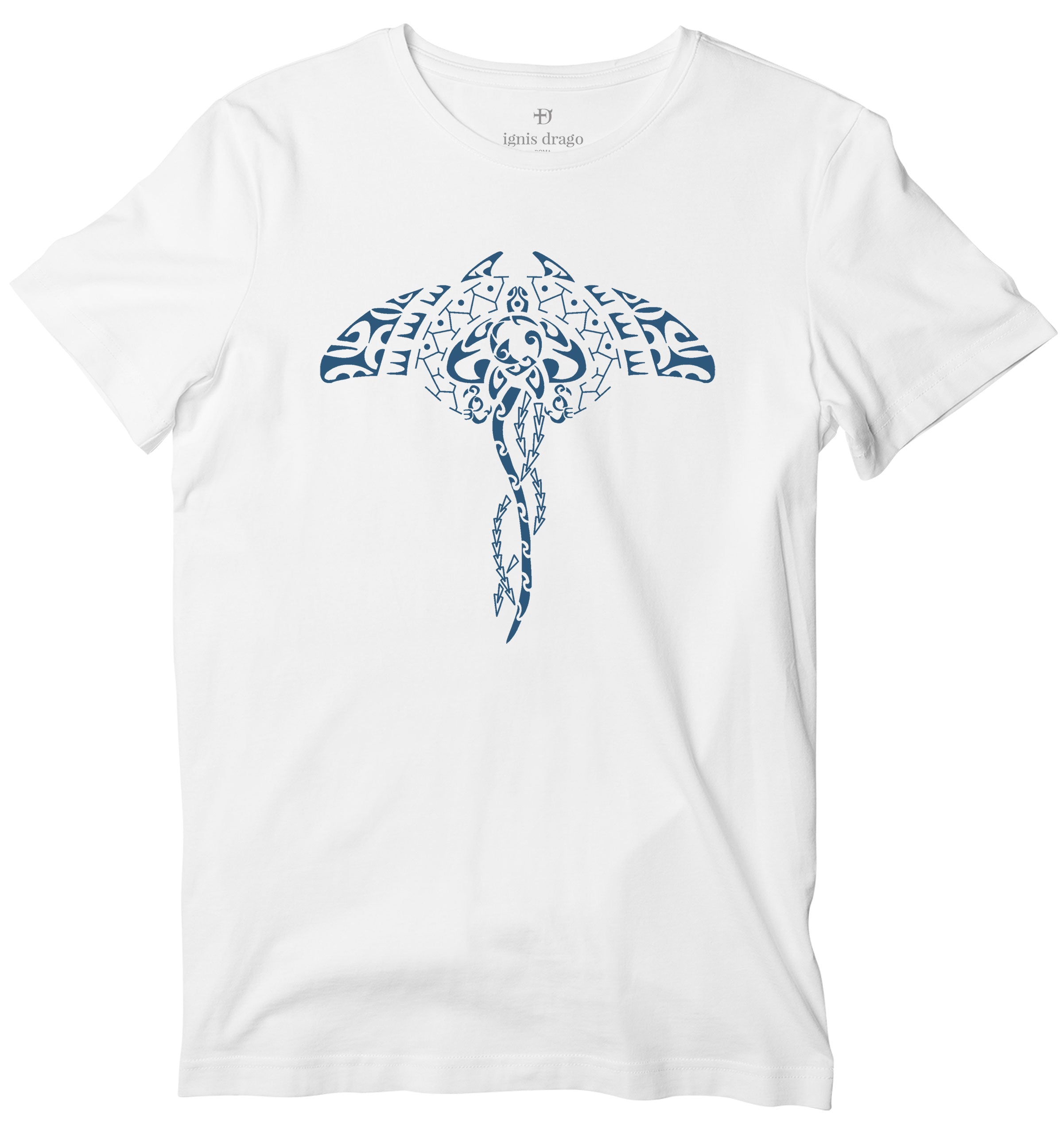 Manta Ray T-shirt - Maori Art - World’s Best Graphic T-shirts – Ignis ...