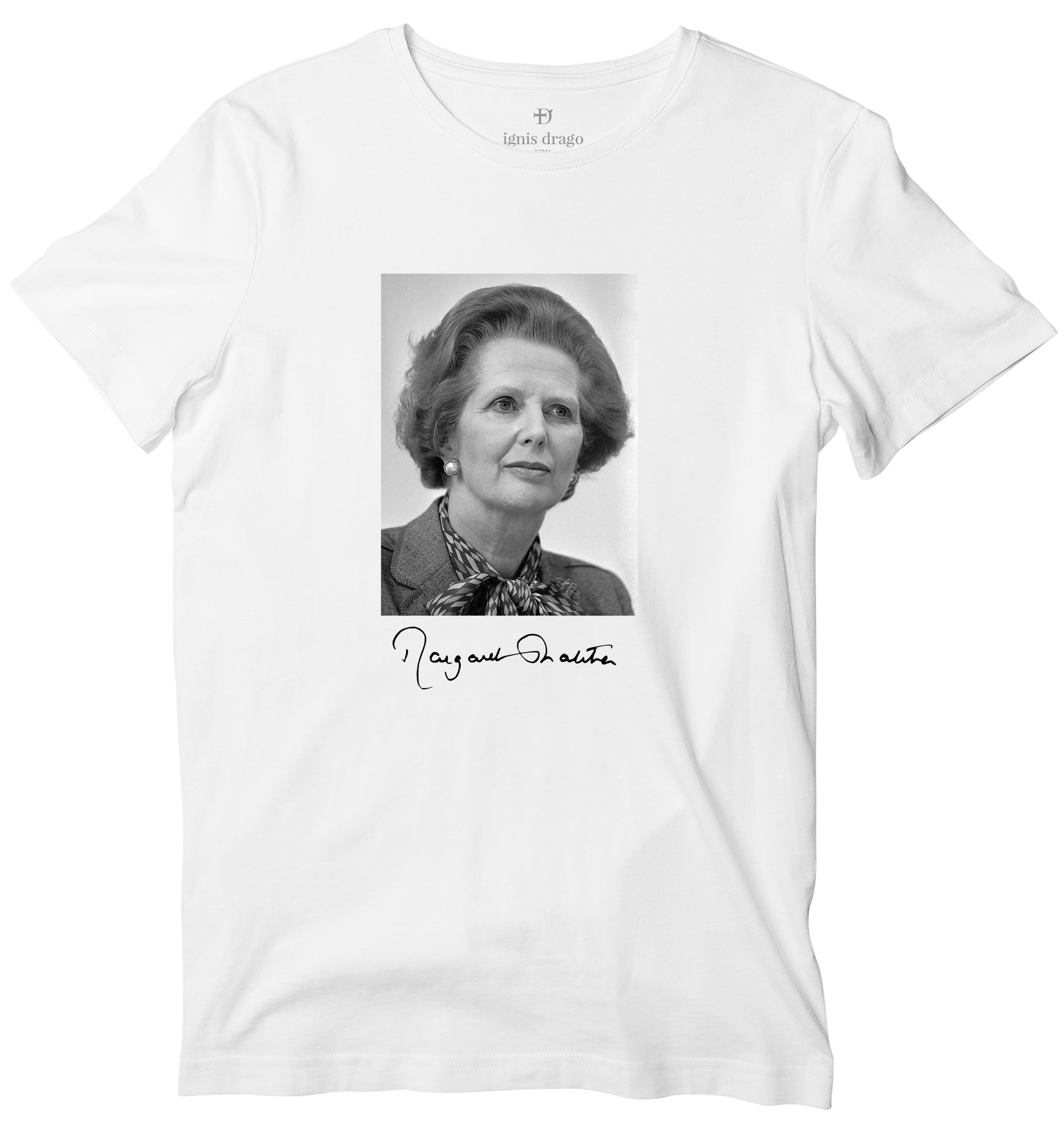 Margaret Thatcher T-shirt - World’s Best Graphic T-shirts – Ignis Drago ...