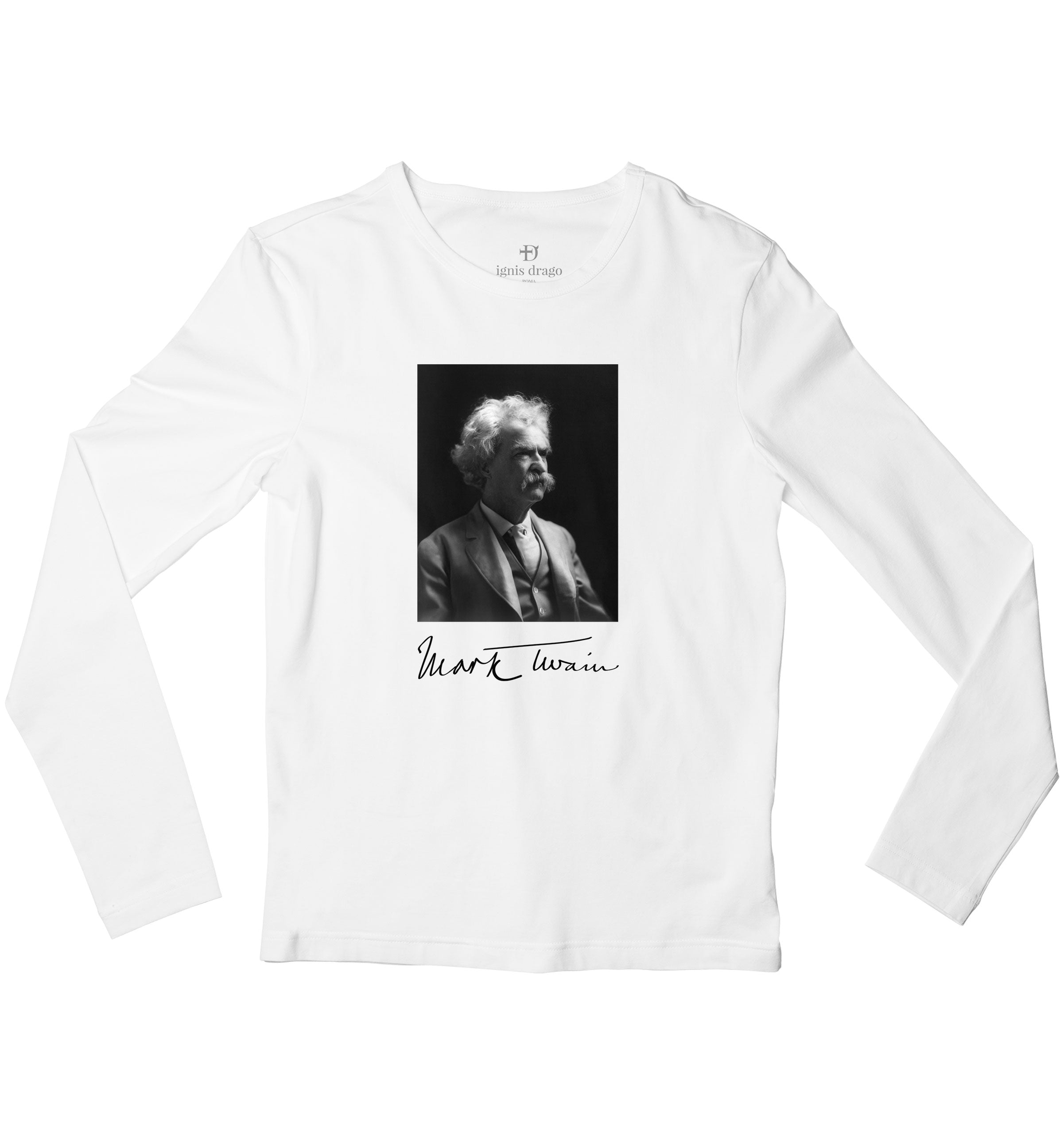 Mark Twain Full Sleeve T-shirt - World’s Best Graphic T-shirts – Ignis ...