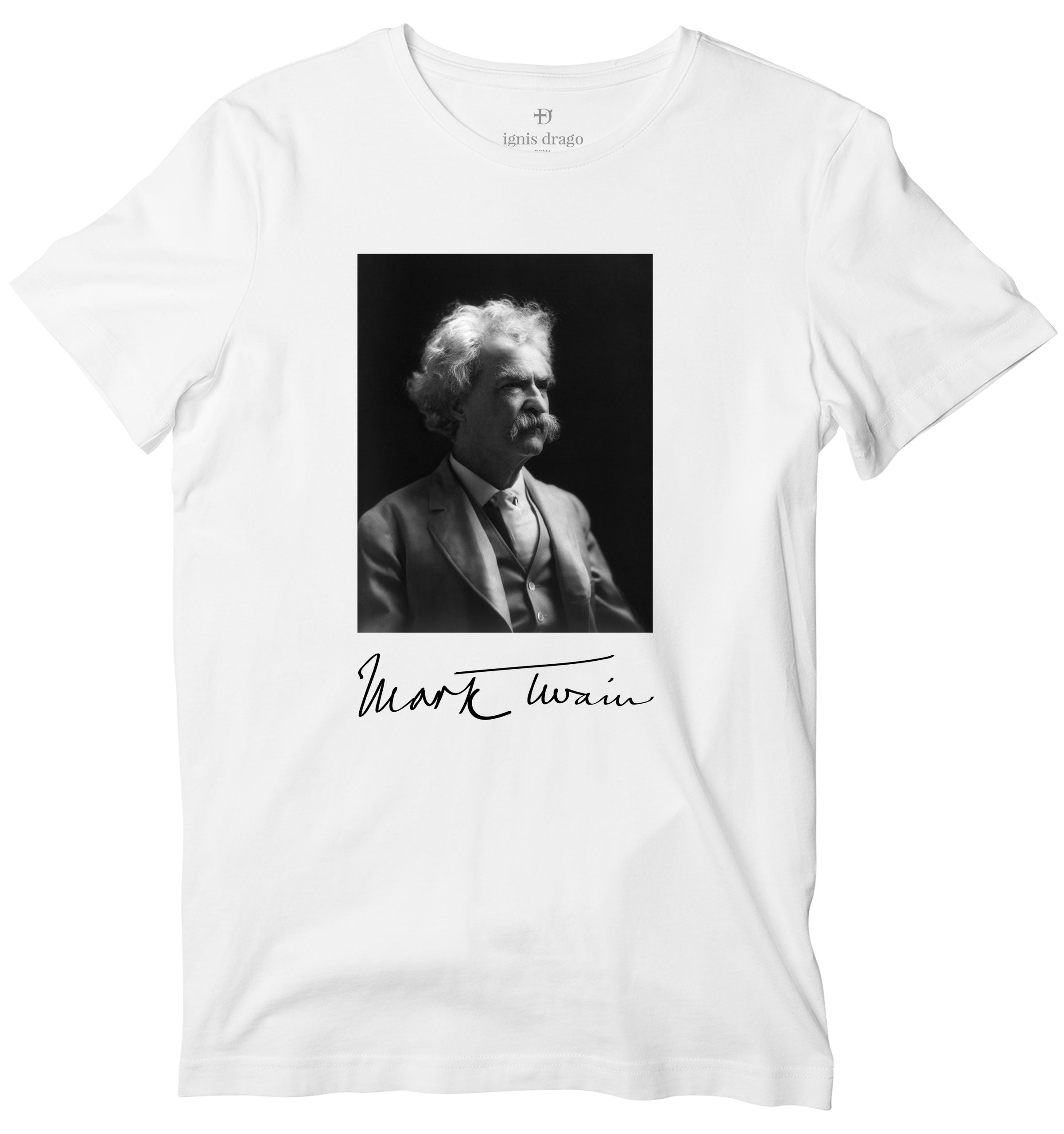 Mark Twain T-shirt - World’s Best Graphic T-shirts – Ignis Drago India
