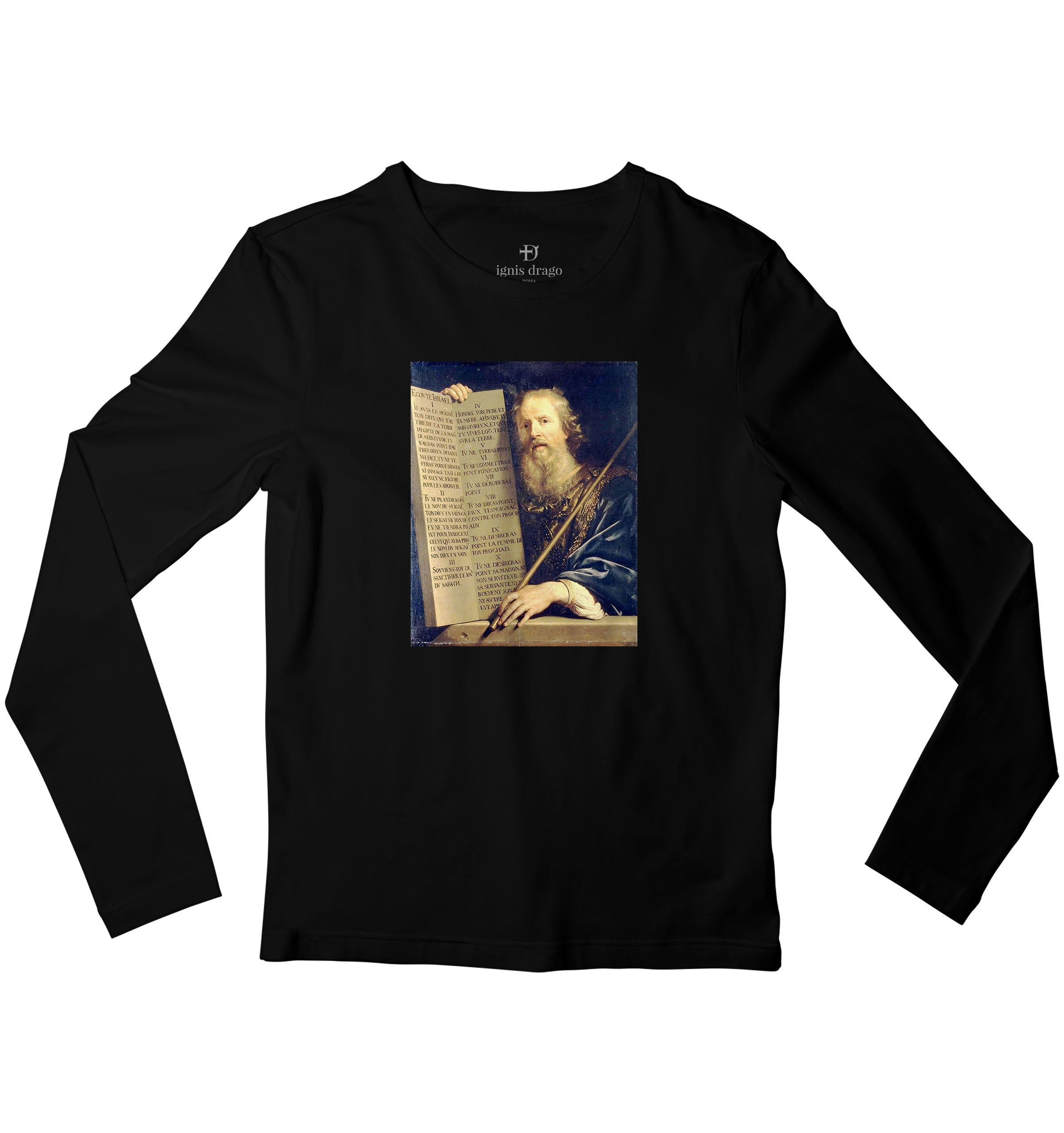 Moses Full Sleeve T-shirt - World’s Best Graphic T-shirts – Ignis Drago ...