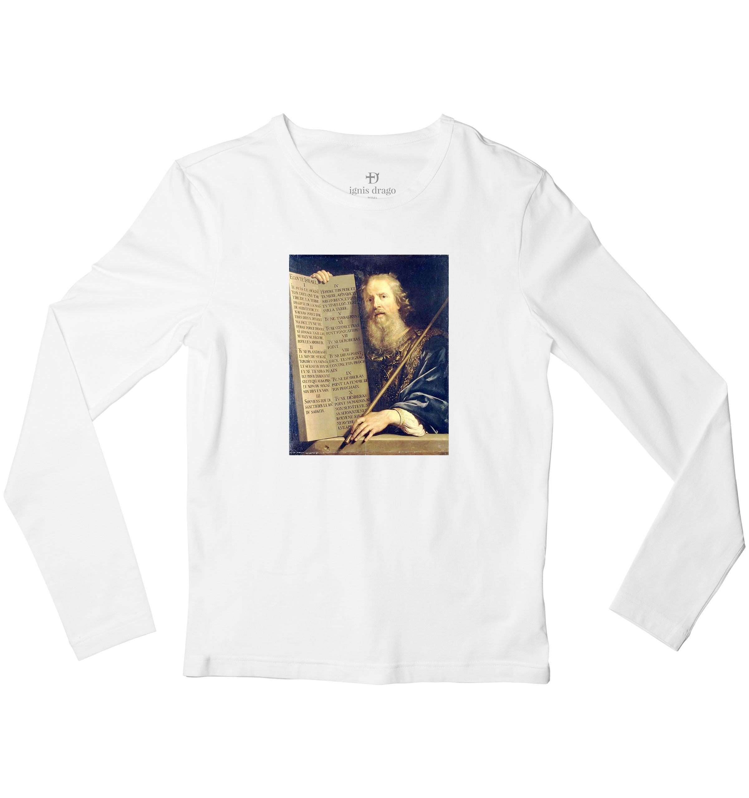 Moses Full Sleeve T-shirt - World’s Best Graphic T-shirts – Ignis Drago ...