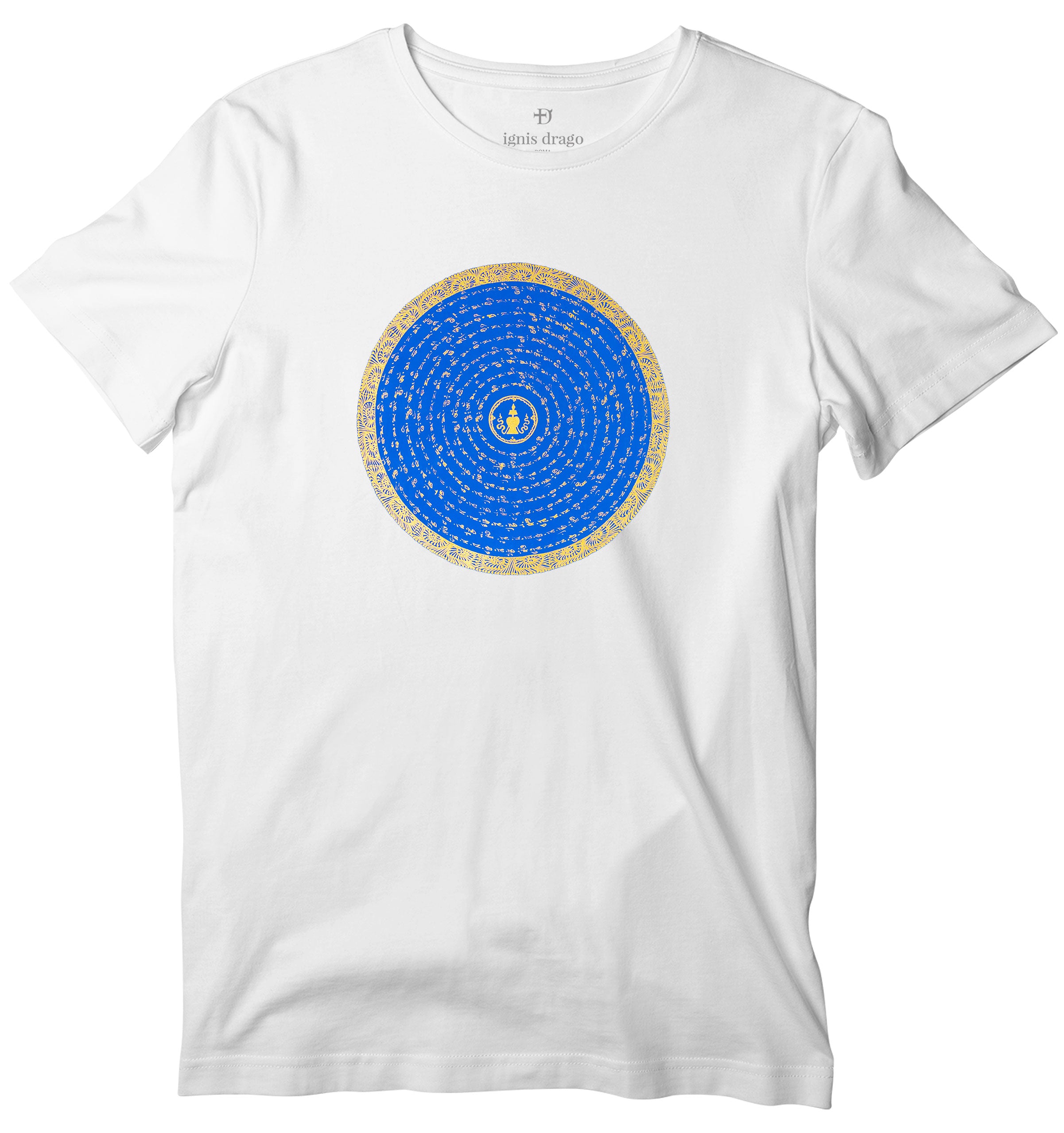 Neel Mandala Art T-shirt - Tibetan Art - World’s Best Graphic T-shirts ...