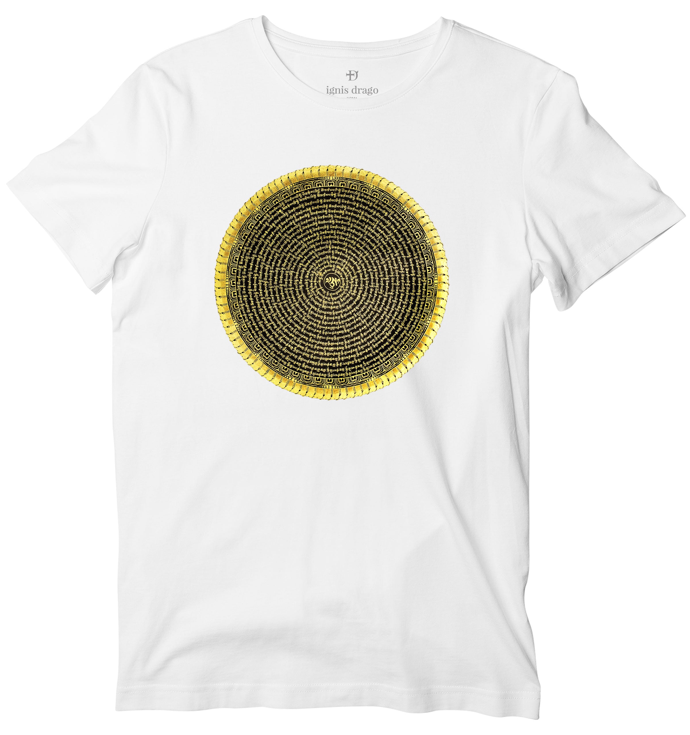 Om Mantra Mandala Art T-shirt - Tibetan Art - World’s Best Graphic T ...