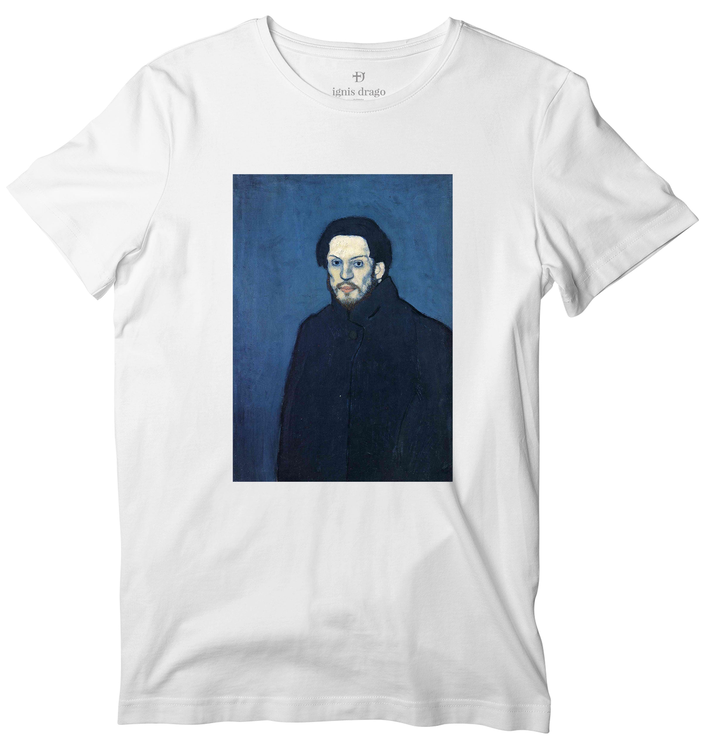 Pablo Picasso Self-Portrait (1901) Art T-shirt - World’s Best Graphic T ...
