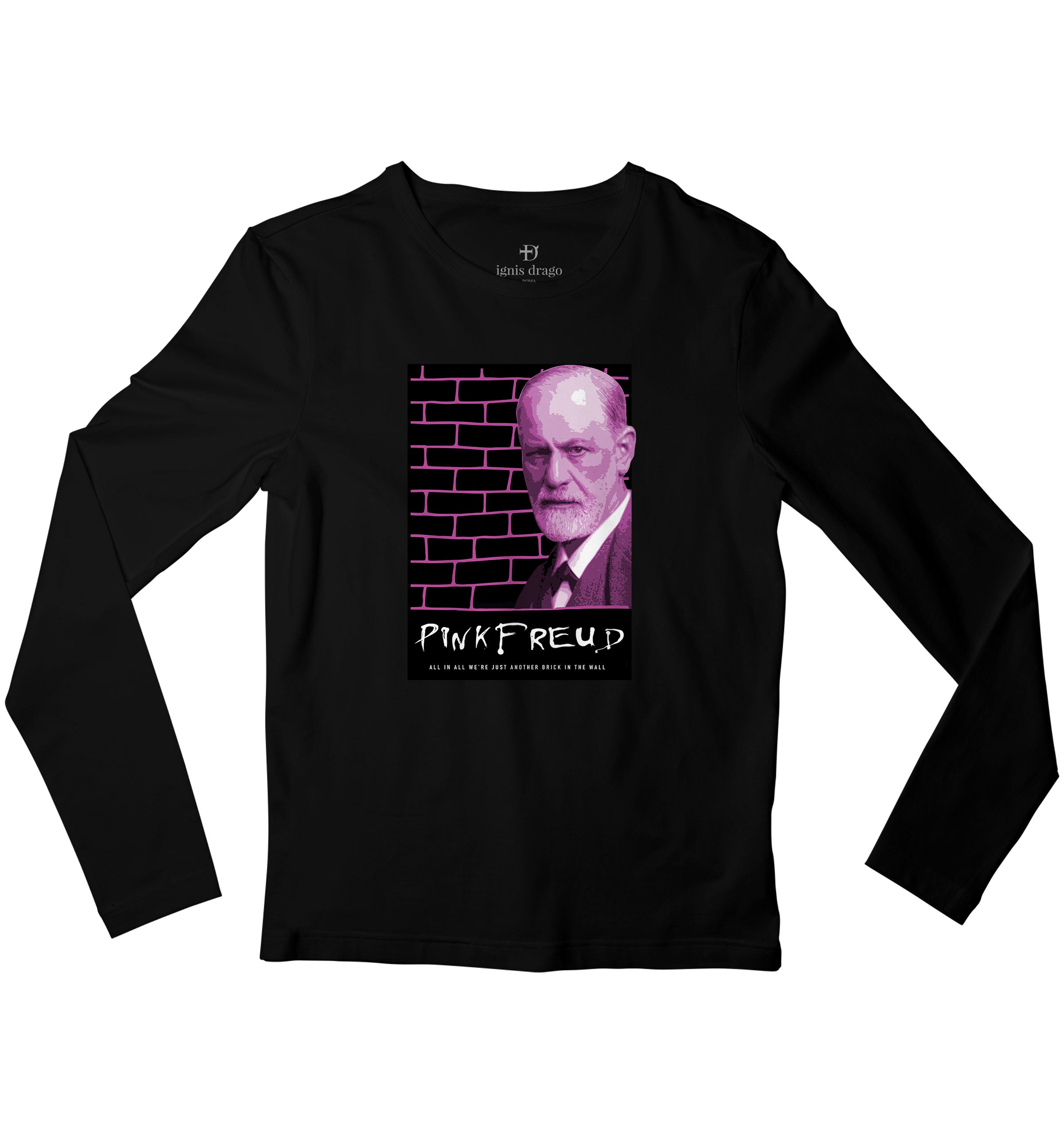 Pink Freud Full Sleeve T-shirt - World’s Best Graphic T-shirts – Ignis ...