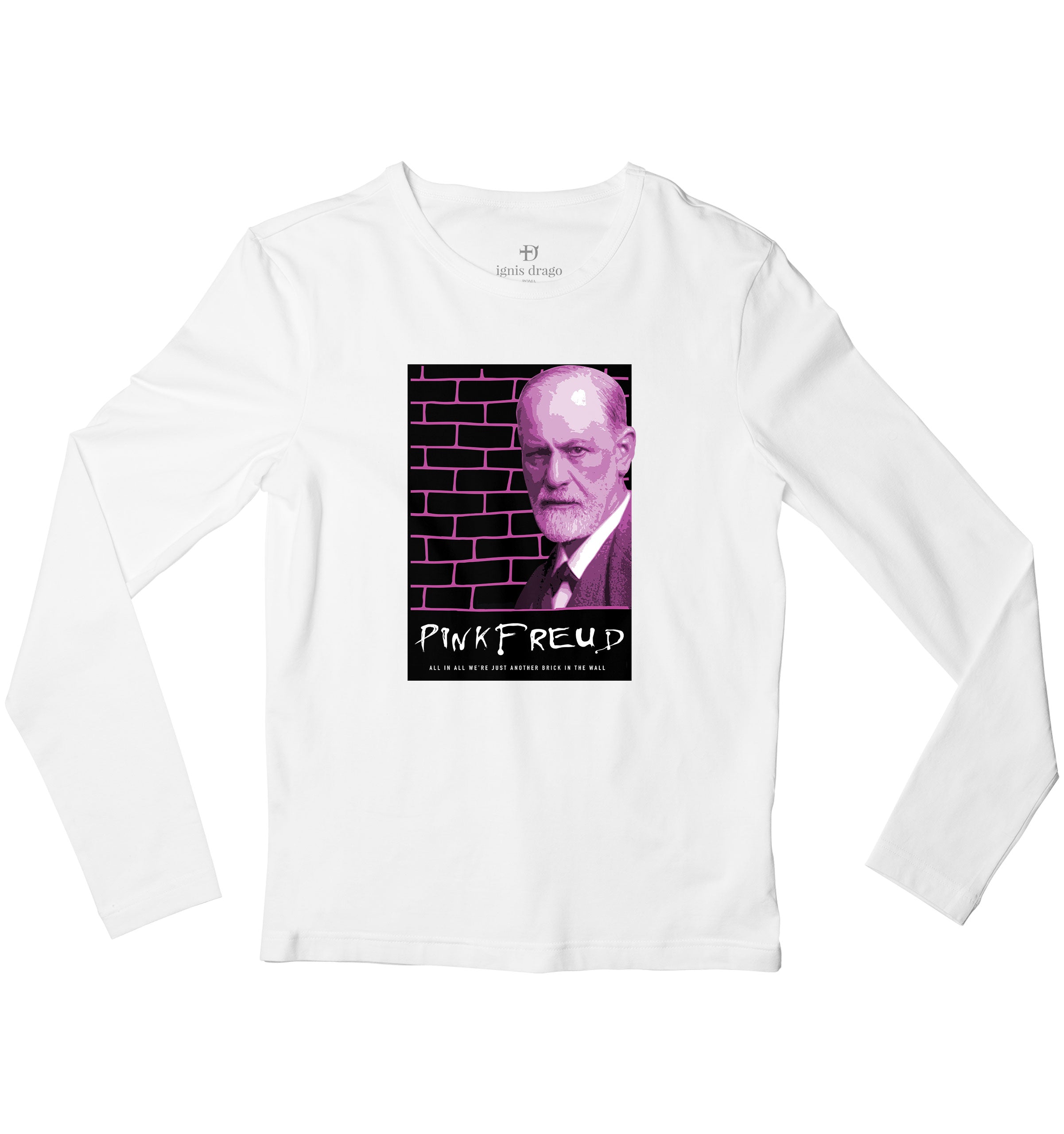 Pink Freud Full Sleeve T-shirt - World’s Best Graphic T-shirts – Ignis ...