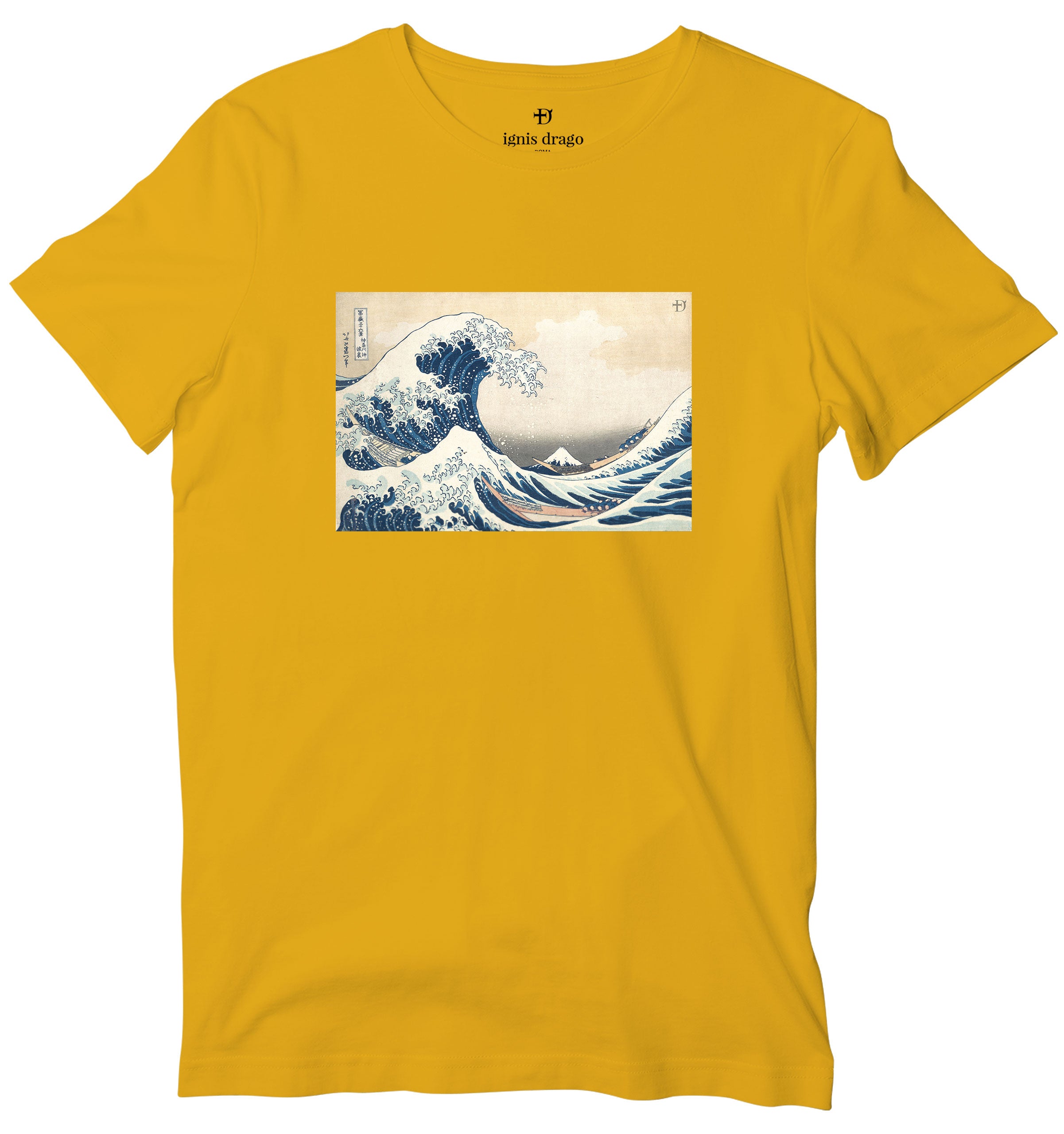 The Great Wave Art T-shirt - Hokusai - World’s Best Graphic T-shirts ...