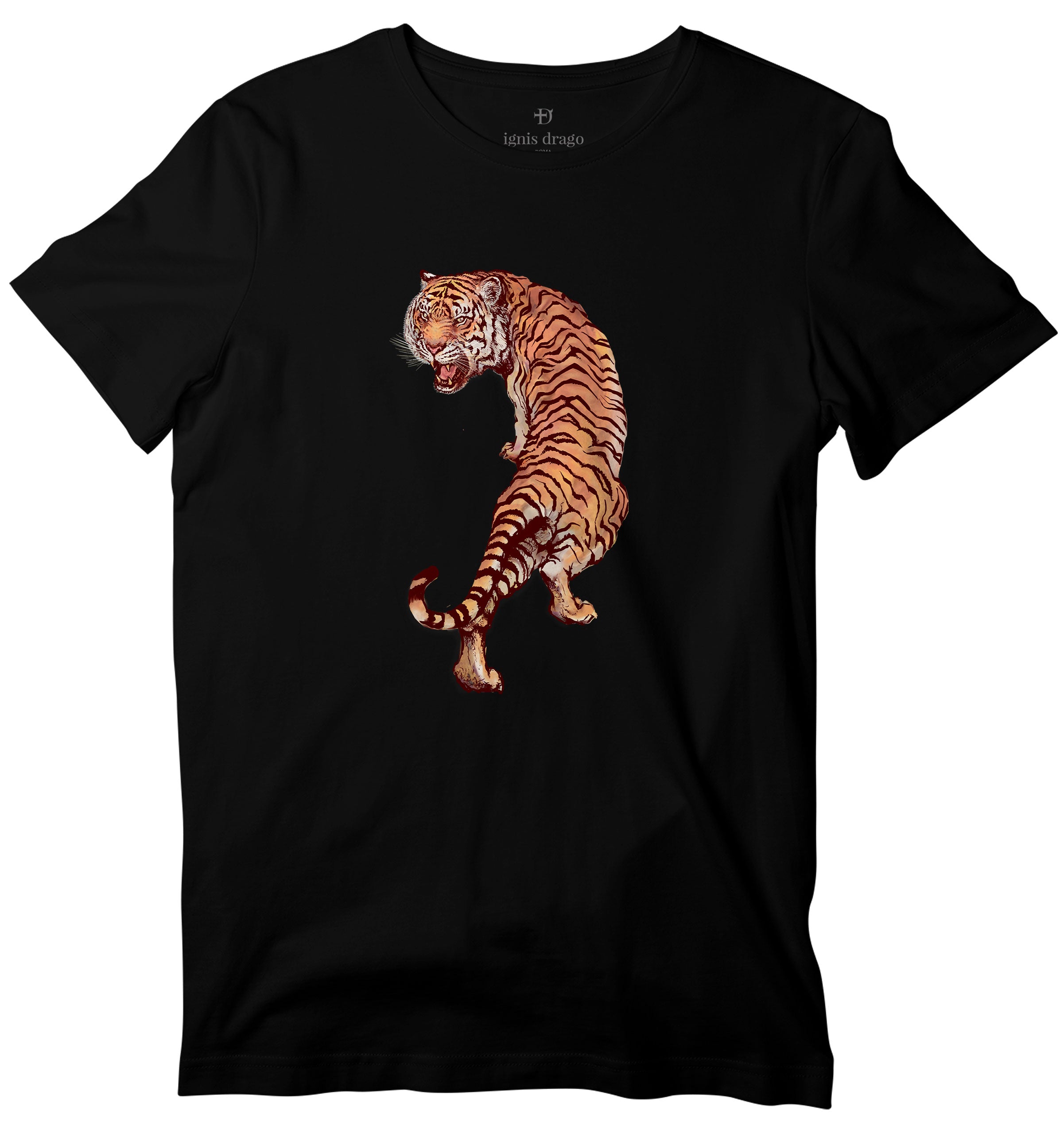 Tiger's Growl T-shirt - World’s Best Graphic T-shirts – Ignis Drago India