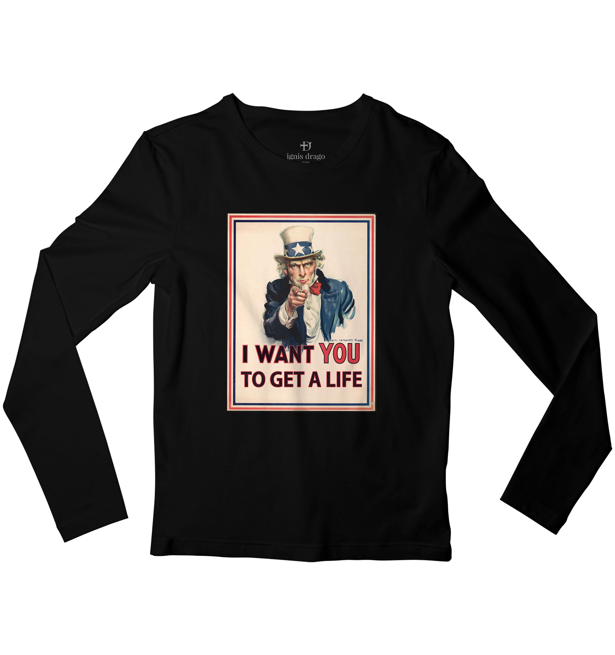 Uncle Sam Full Sleeve T-shirt - World’s Best Graphic T-shirts – Ignis ...