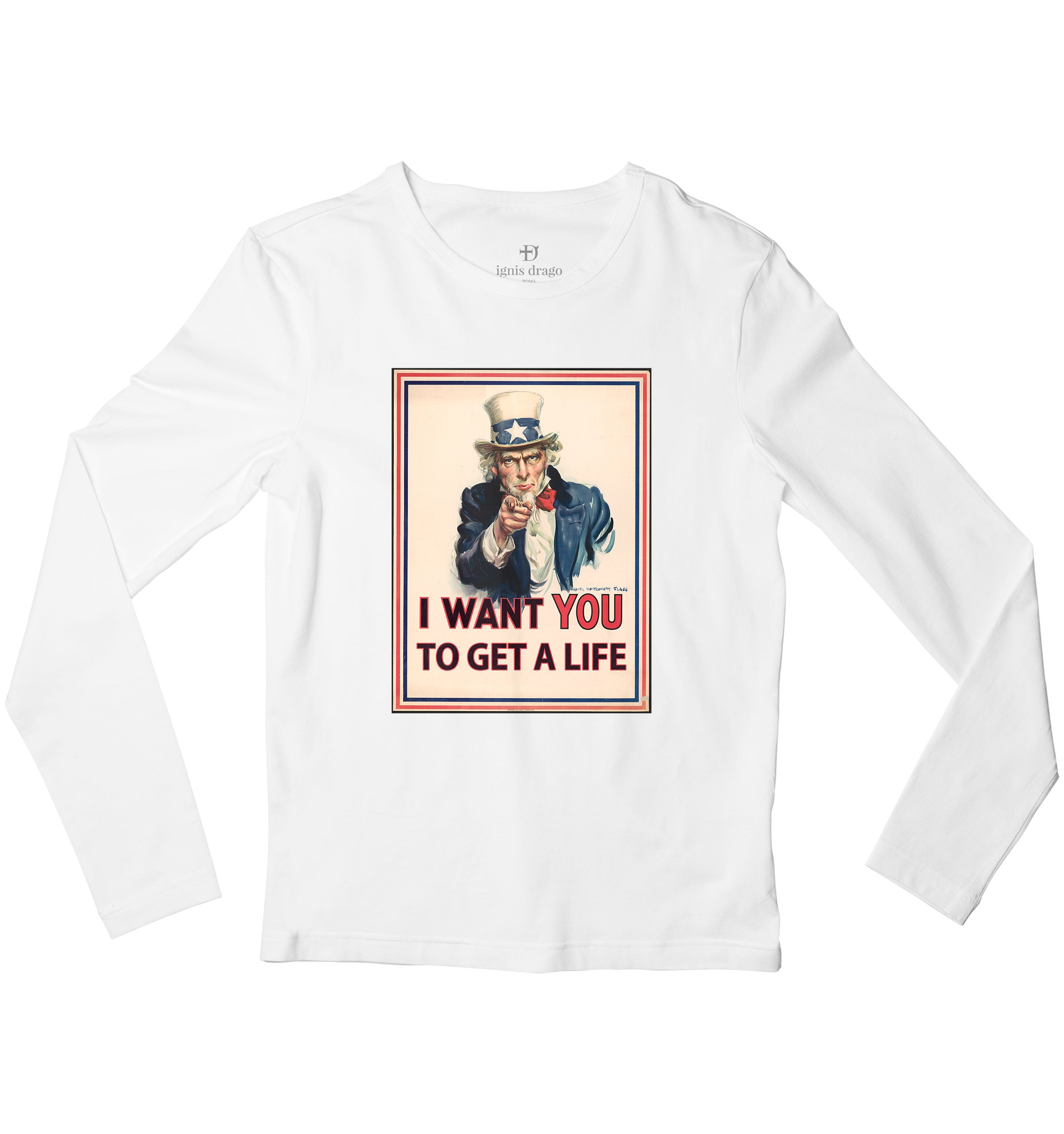 Uncle Sam Full Sleeve T-shirt - World’s Best Graphic T-shirts – Ignis ...